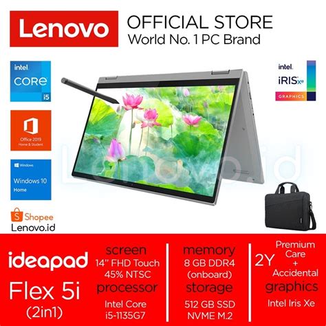 Jual LAPTOP LENOVO IDEAPAD FLEX 5i Second Shopee Indonesia