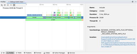 Cmake Profiling Clion Documentation