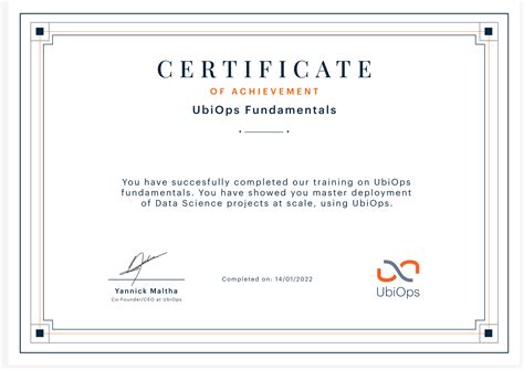 UbiOps Fundamentals Training UbiOps