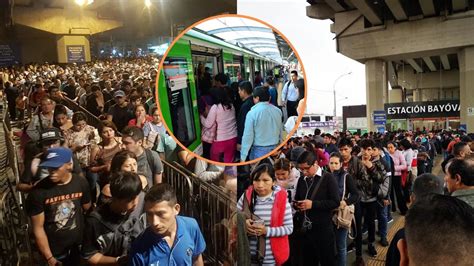 ¿la Línea 1 Del Metro De Lima Al Borde De Saturarse Urgen 22 Trenes