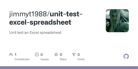 Github Jimmyt1988unit Test Excel Spreadsheet Unit Test An Excel