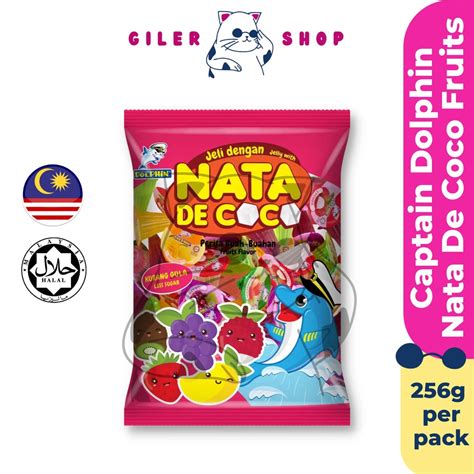 Nata De Coco Jelly 256g Captain Dolphin Pink Shopee Malaysia