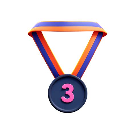 medal 3d rendering icon illustration 28611091 PNG