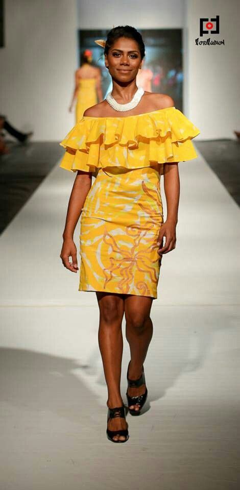 Fiji Fashion Week Fashion Fijian Clothing Island Dress