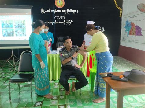 ဆင်ပေါင်ဝဲမြို့၌ ကိုဗစ် ၁၉ရောဂါကာကွယ်ဆေးထိုးနှံပေးခြင်း ဆောင်ရွက