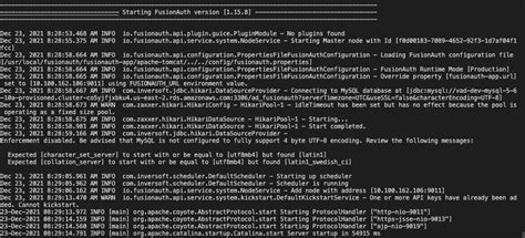 Fusionauth Cannot Login When Deploy 2 Or More Pods FA1 15 8