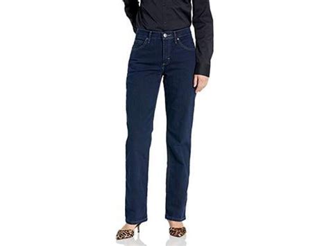 Riders By Lee Indigo Womens Classic Fit Straight Leg Jean Dark Size