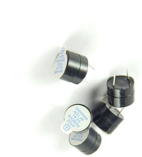 Invento 10pcs 5v Active Pizo Buzzer Continuous Ringing Pcb Mount Automotive Electronic Hobby Kit