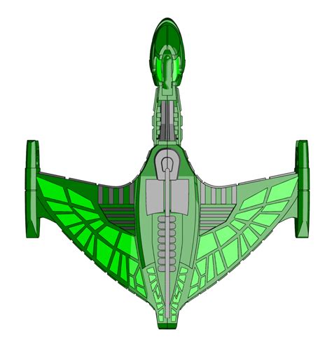 🖖 Romulan Delan Kelahri Warbird・ Stl File For ・cults