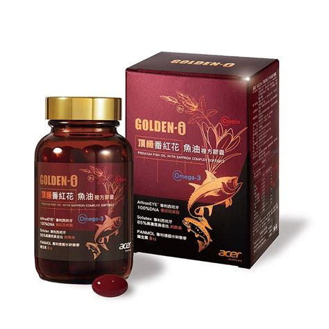 【宏碁健康】golden I 頂級番紅花魚油複方膠囊 60粒瓶 文鶴書店 Crane Publishing 蝦皮購物