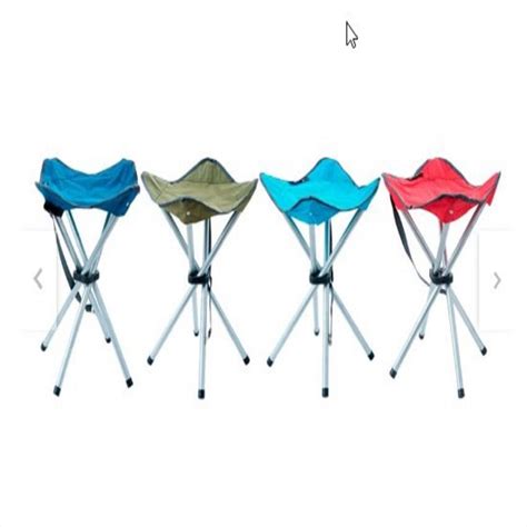 Banquito Plegable De Tela Para Playa Camping Azul Oechsle Oechsle