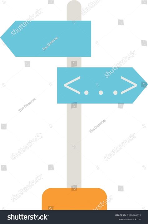 Coding Direction Vector Icon Which Suitable Stock Vector Royalty Free 2219860325 Shutterstock