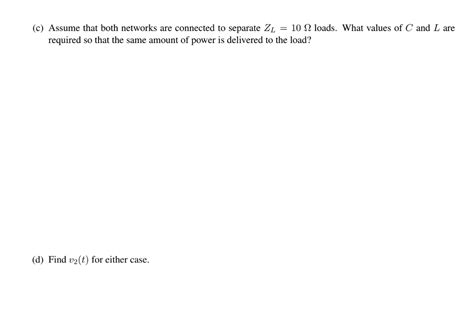 Solved A Find The Z Parameters For The Circuit Below H Chegg