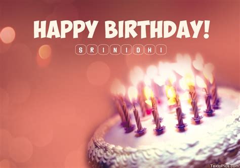 Happy Birthday Srinidhi Pictures Congratulations