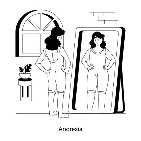 Trendy Anorexia Concepts 44823137 Vector Art At Vecteezy
