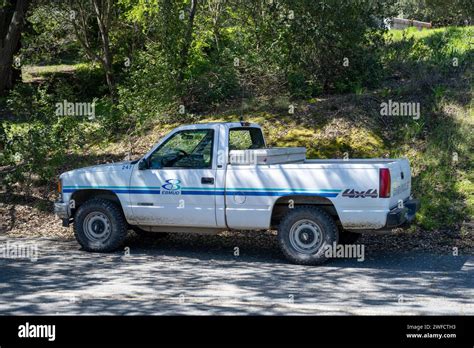 Side View Of An East Bay Municipal Utility District Ebmud Truck