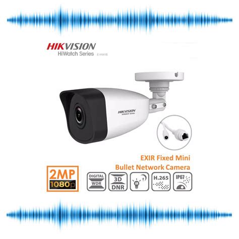 1080P Hikvision HiWatch Series E-HWIB 2MP Weatherproof IR IP Network ...