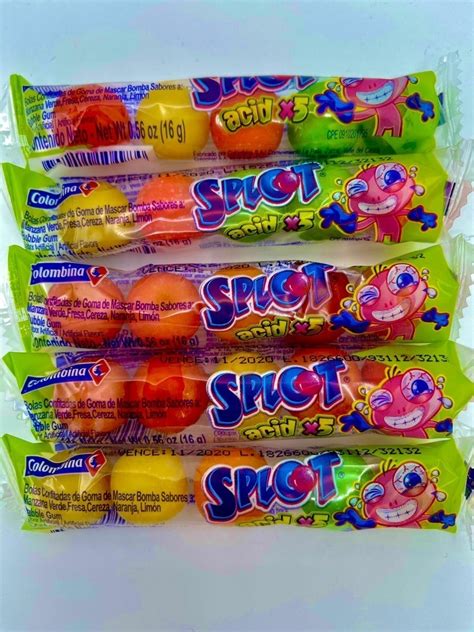 Chicle Splot Acid En Linea X5 24u G A 1 Cuotas Sin Interés