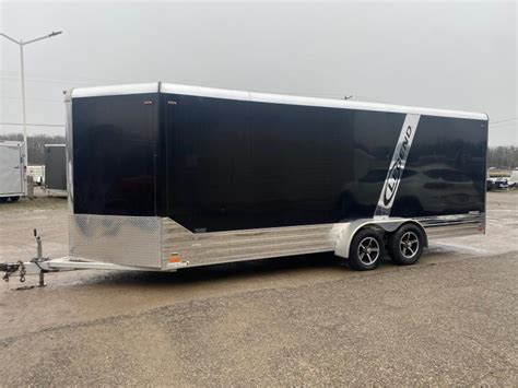 Used 2019 Legend Trailers 7x23 Deluxe V Nose Cargo Enclosed Trailer