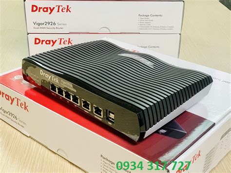 Tổng đại lý phân phối Thiết bị Router và cân bằng tải Draytek vigor cao cấp
