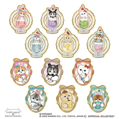 Mofusand×サンリオキャラクターズ ピンズコレクション全12種1box 12個入 Mofusandもふもふマーケット