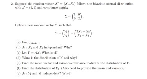 solved you are given the random vector x′ x1 x2 x3 x4 with