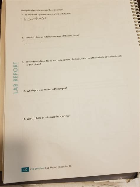 Solved EXERCISE LAB REPORT Cell Division Name MEIOSIS Chegg