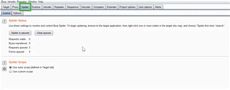 testing with burp suite s spider blogs perficient