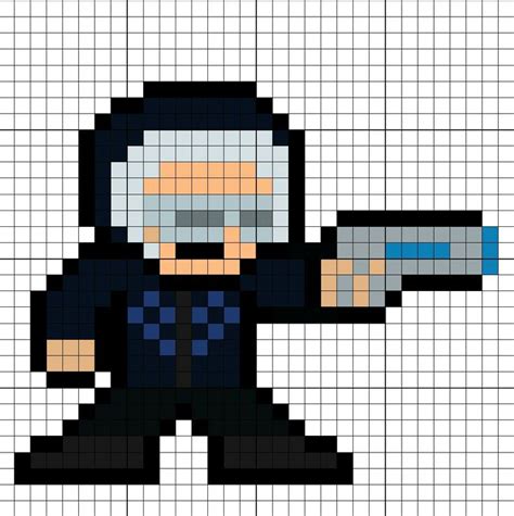 Citizen Cold Perler Bead Pattern Dibujos En Cuadricula Dibujos