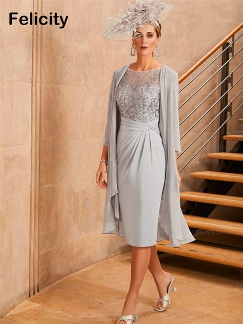 Elegancka Dwucz Ciowa Matka Panny M Odej Ubiera 2023 Obcis Dekolt Z Okr