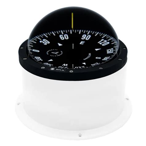 Deck Mount Compass 140 Mm White Che Series Autonautic