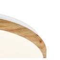Plafón de techo Copenhague madera LED regulable mando Jueric