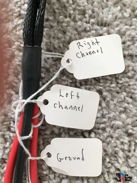 Custom Cables For Pair Of Rel Subwoofers Photo 4083325 Us Audio Mart