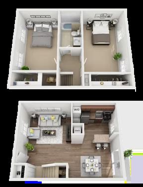 2 Bed 15 Townhome Floorplan Lake Village Townhomes In Severn Maryland