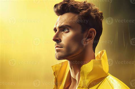 Man Wearing Yellow Latex Generate Ai 31701926 Stock Photo At Vecteezy