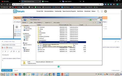 Detect Folder And Create Studio UiPath Community Forum