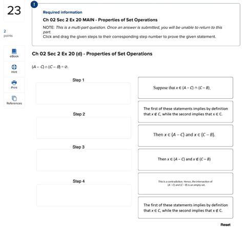Solved Required Information Ch Sec Ex MAIN Chegg Com