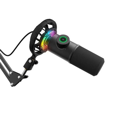 Fifine K658 динамический USB микрофон c RGB подсветкой