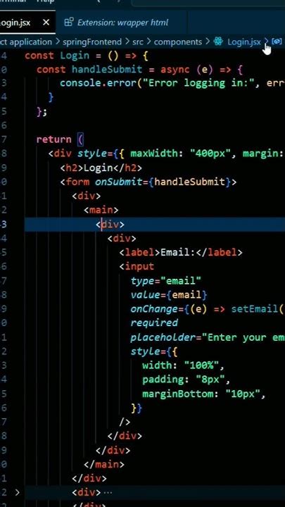 wrapper html vs code extension coding vscode extension javascript