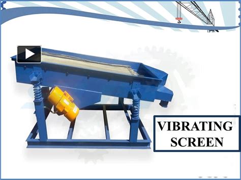 Vibrating Screen In Chennai Tamilnadu Presentation Free To Download