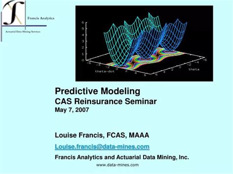 Ppt Predictive Modeling Cas Reinsurance Seminar May 7 2007 Powerpoint Presentation Id 3720107