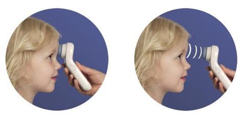 Le thermomètre Braun NTF3000WE frontal et sans contact 2 en 1