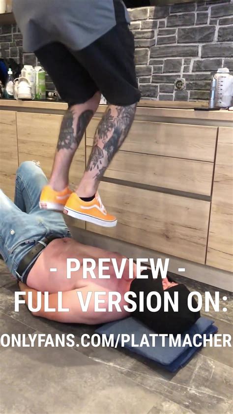 Master Trampling And Humiliating Slave In Vans