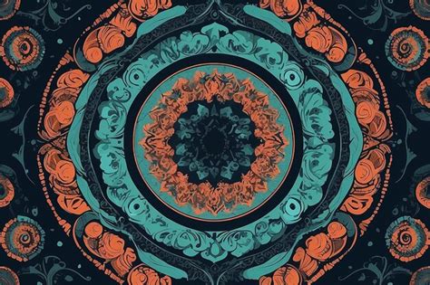 Premium Photo Abstract Circle Pattern Stock Illustration