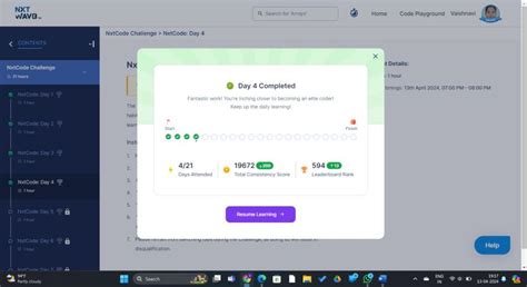 Vaishnavi Saudagar On Linkedin Day4 Nxtcodechallenge Nxtwave Ccbp