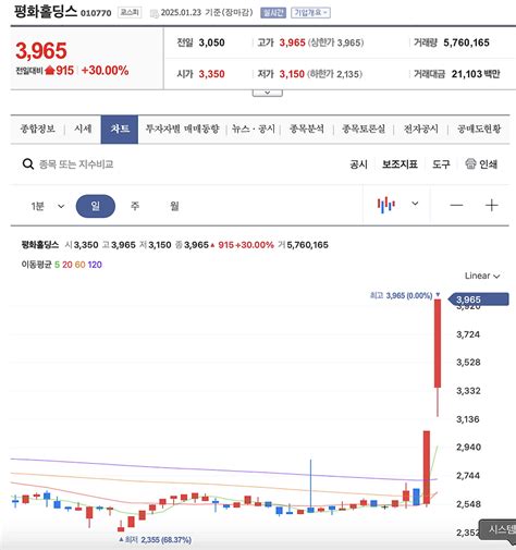 평화홀딩스 주가 투자전망