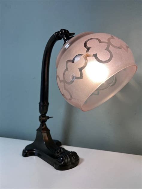 Prachtige Art Deco Lamp Met Porselein Fittingschakelaar Catawiki