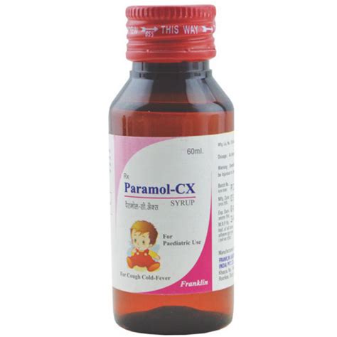 Paramol Cx Syrup 60 Ml Medicine Grade Liquid Prescription Only