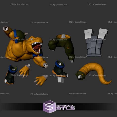 T Bone 3d Printable From Extreme Dinosaurs Stl Files Specialstl