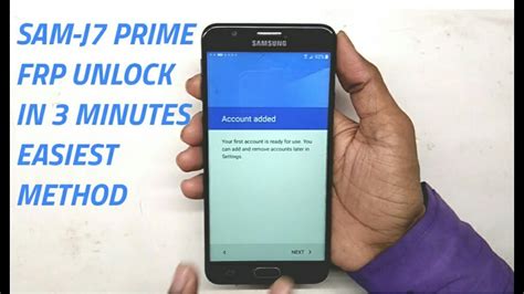 Samsung J Prime Google Account Bypass With Out Pc FRP Remove YouTube